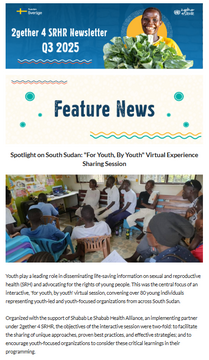 2gether 4 SRHR Q3 Newsletter | 2gether 4 SRHR Knowledge Hub