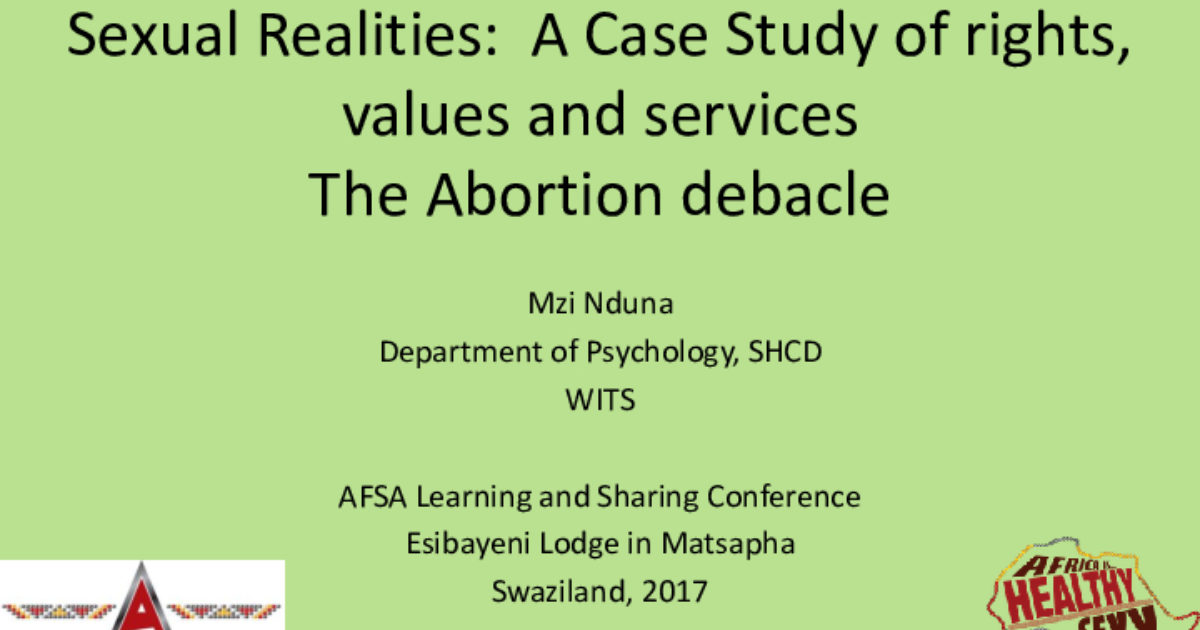 Sexual Realities: A case study of… | 2gether 4 SRHR Knowledge Hub